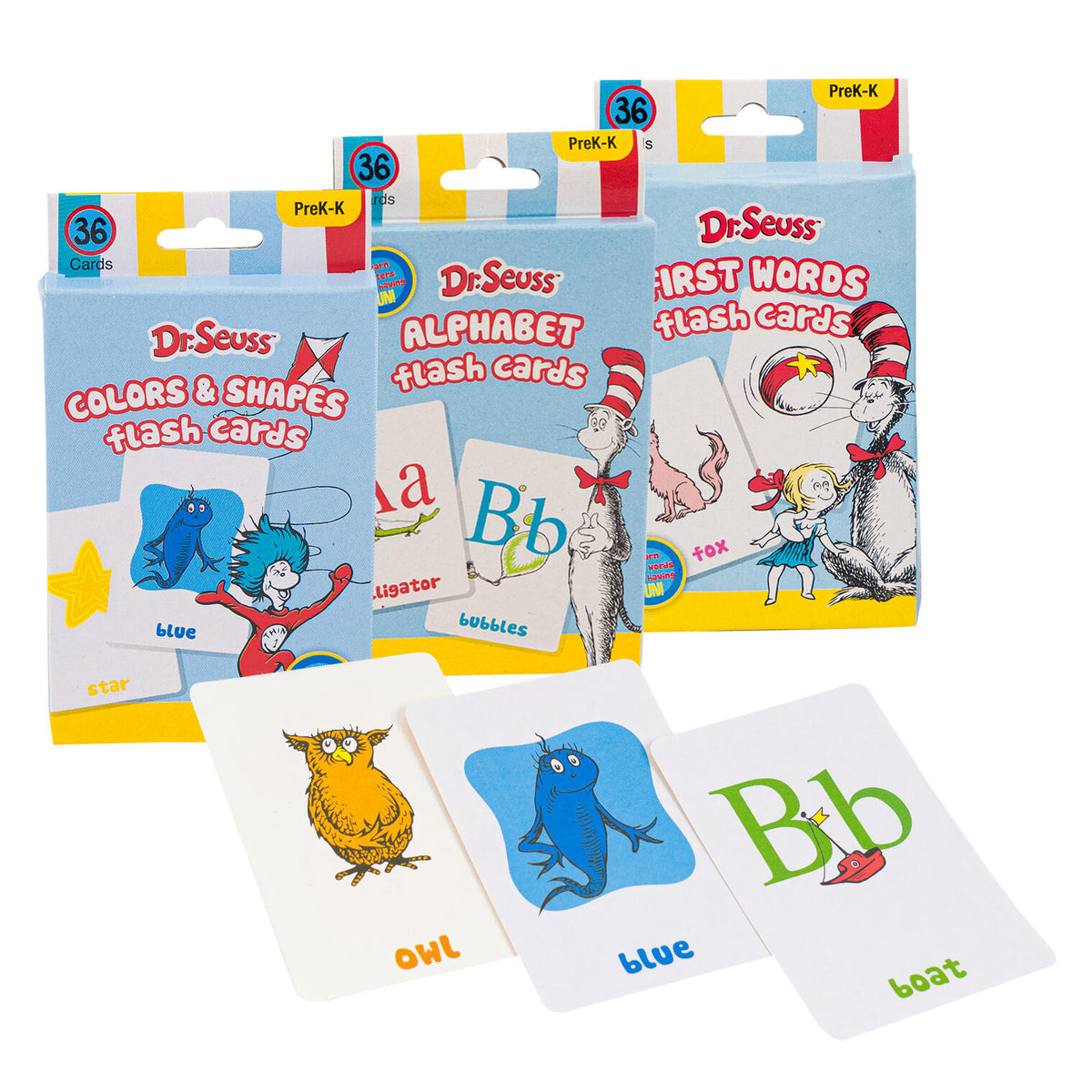 Dr. Seuss Flash Cards - 36ct| Odin & Salem