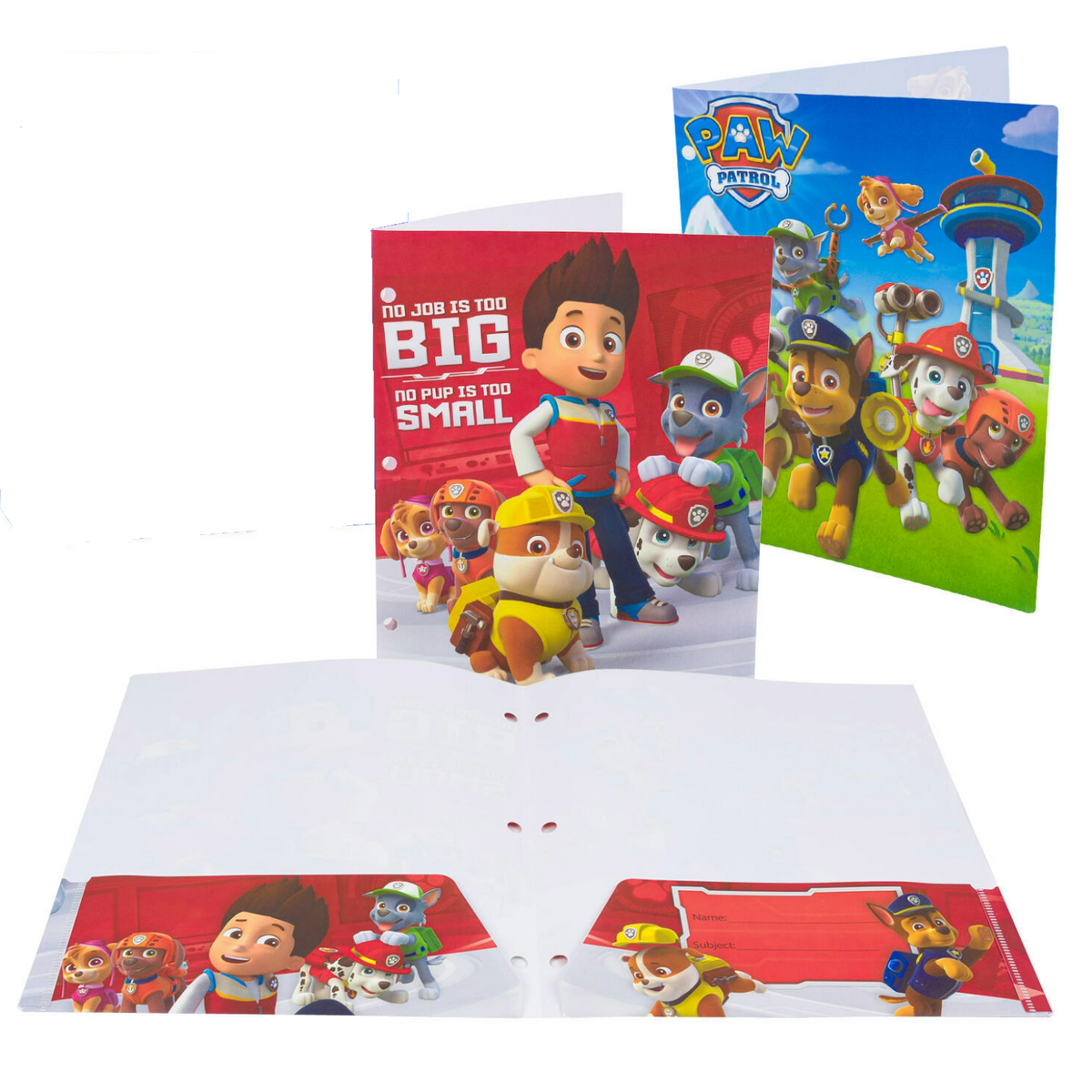 Paw Patrol Portfolio Folder| Odin & Salem