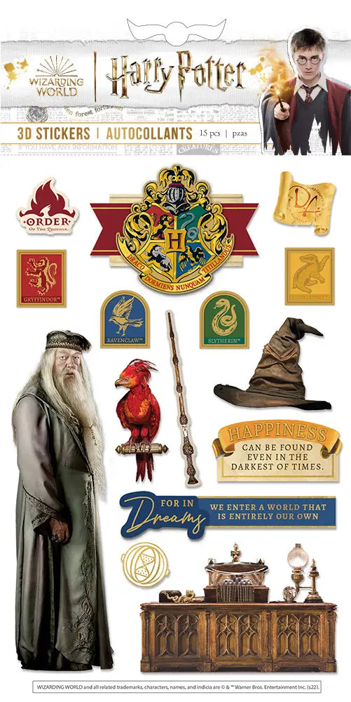 Harry Potter Stickers - Dumbledore 3D| Odin & Salem